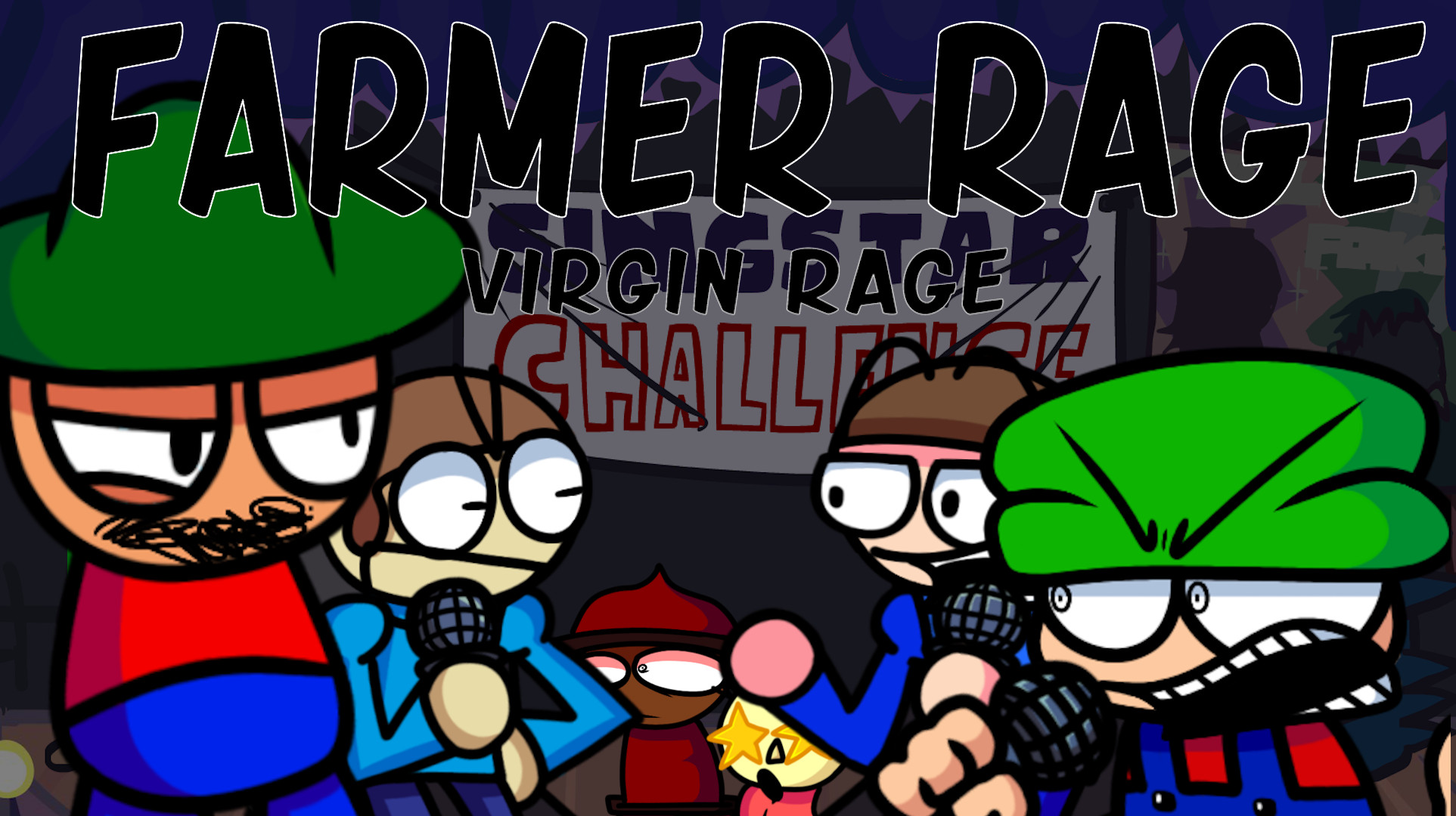 VIRGIN RAGE but BAMBI and MARCELLO sing it Mod for Friday Night Funkin ...