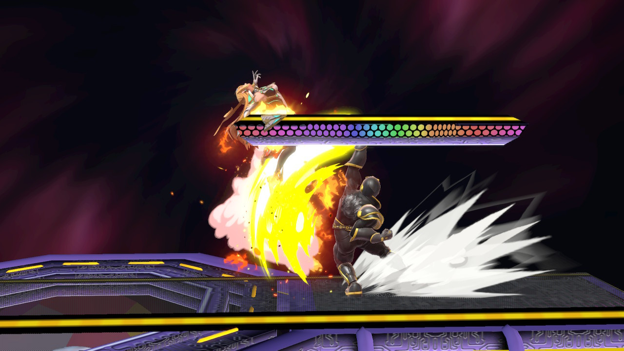 Yellow Flames Effect Captain Falcon Mod for Super Smash Bros. Ultimate ...