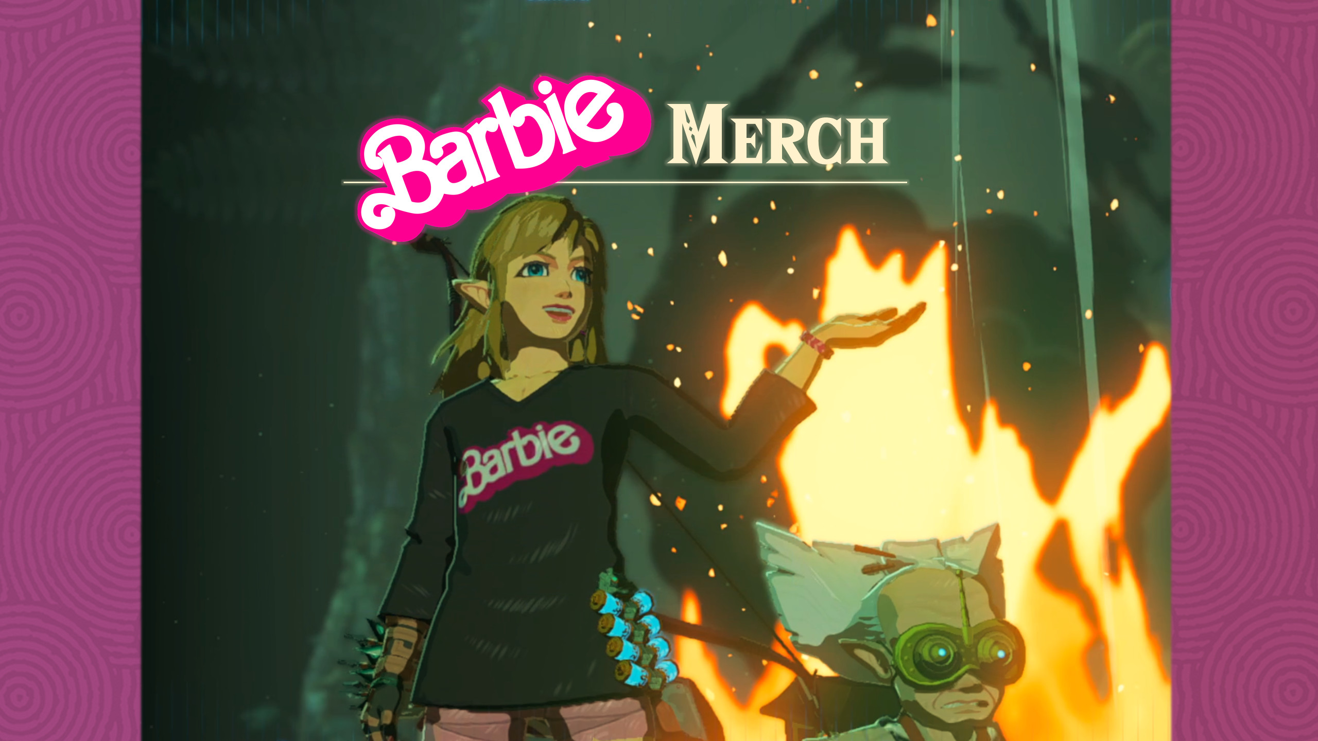 Barbie Merch Mod for The Legend of Zelda: Tears of the Kingdom | TOTK Mods