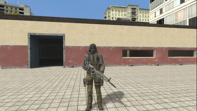 COD MW2CR Simon "Ghost" Riley Playermodels Mod for Garry's Mod | GMod Mods