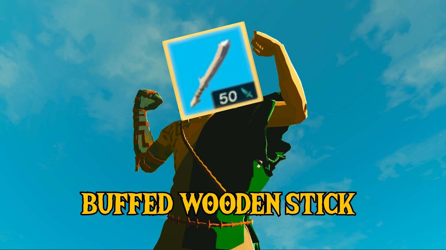 Buffed Wooden Stick Mod for The Legend of Zelda: Tears of the Kingdom ...