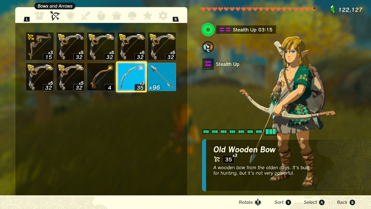 Buffed Trailer Set ( Stick, Shield, Bow, Armor ) Mod for The Legend of ...