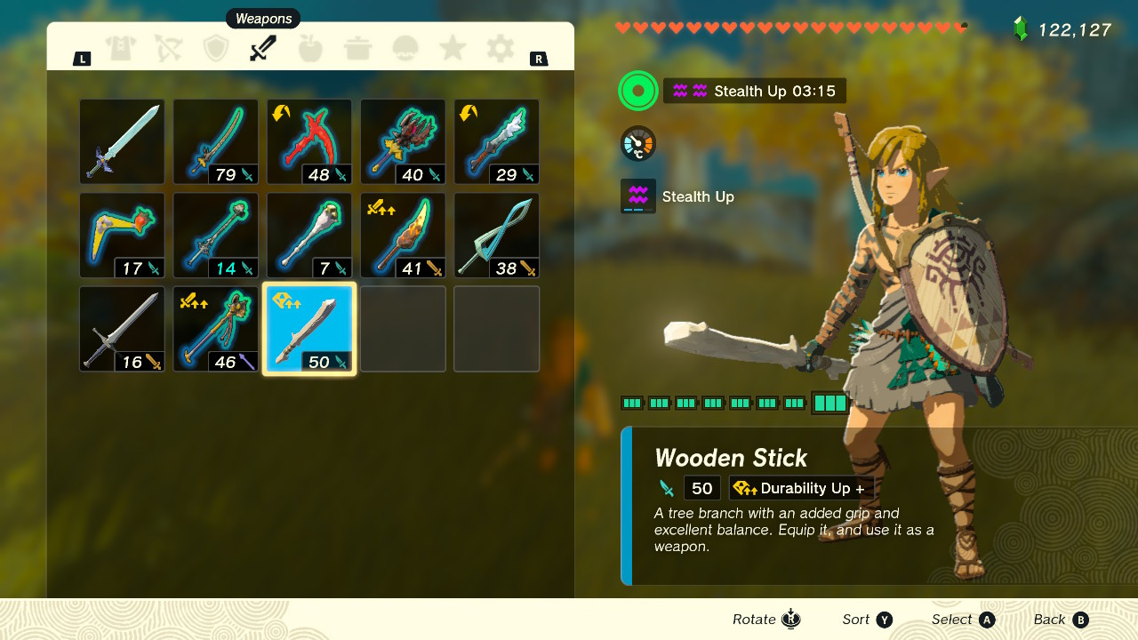 Buffed Trailer Set ( Stick, Shield, Bow, Armor ) Mod for The Legend of ...