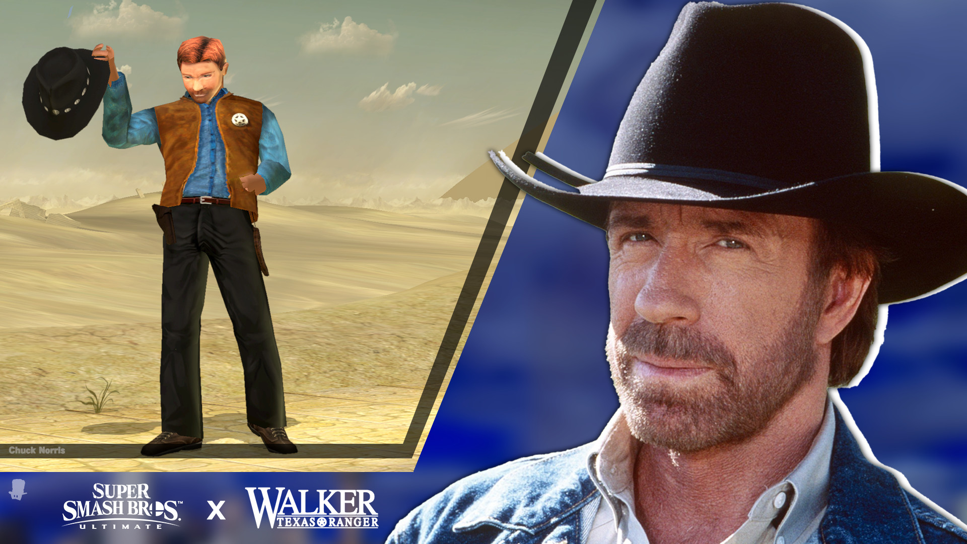 Chuck Norris (Walker Texas Ranger) Mod for Super Smash Bros. Ultimate ...