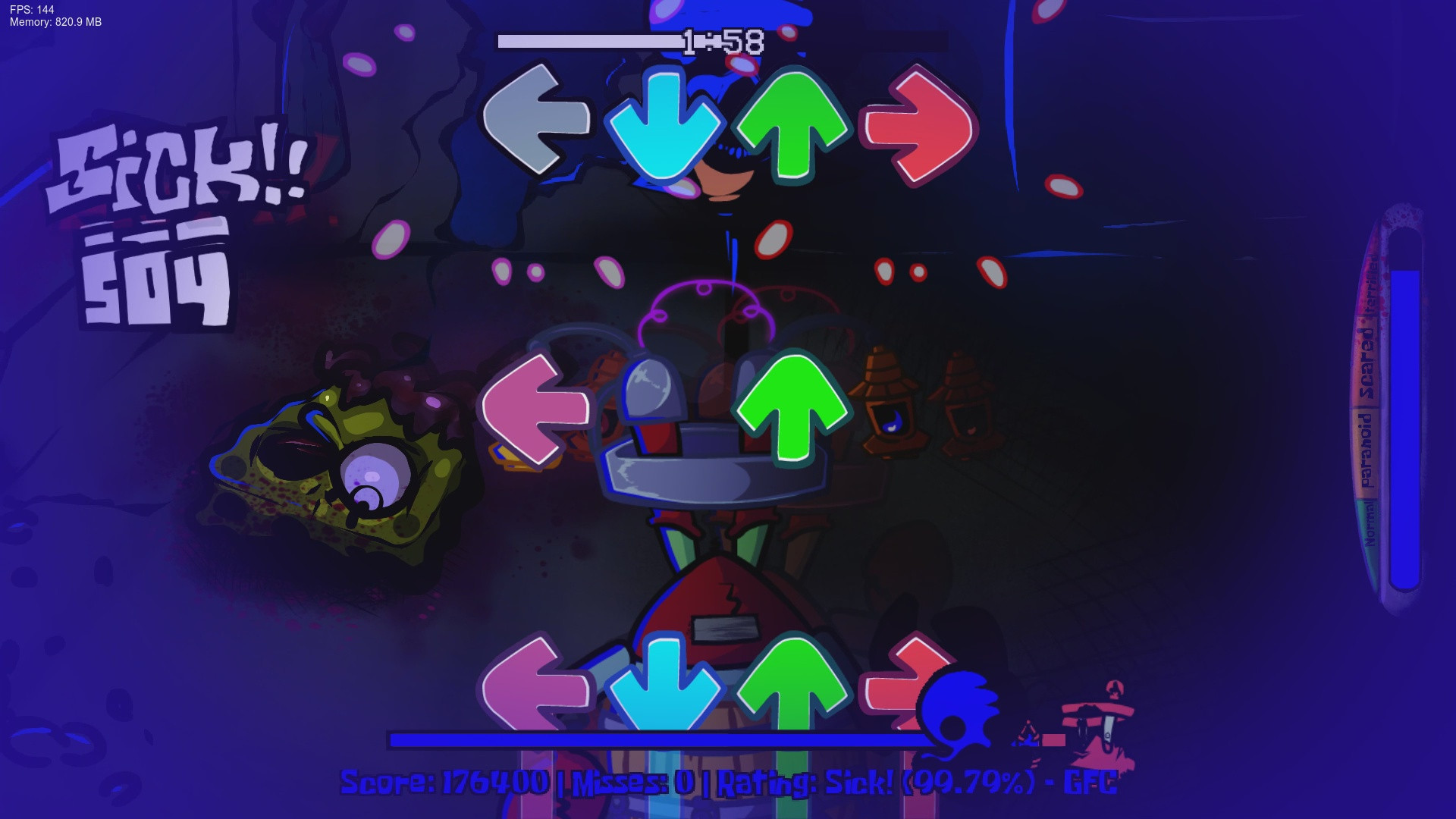 Bold or Brash Mania Chart (Hit Single) Mod for Friday Night Funkin ...