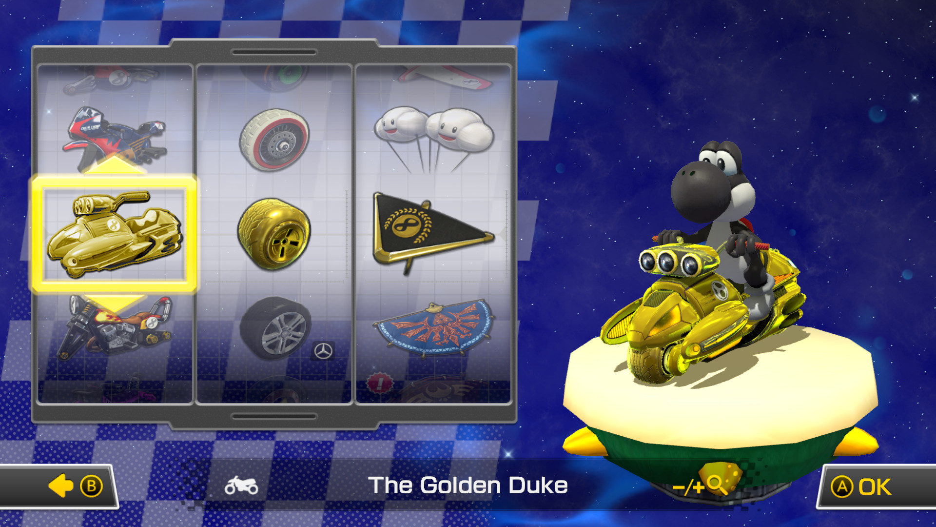 The Golden Duke Mod for Mario Kart 8 Deluxe | MK8D Mods