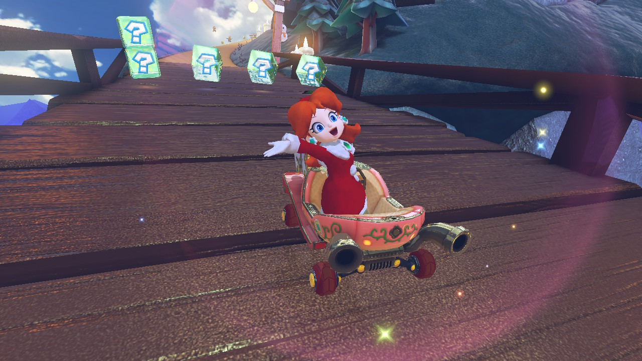 Daisy (Holiday Cheer) Mod for Mario Kart 8 Deluxe | MK8D Mods