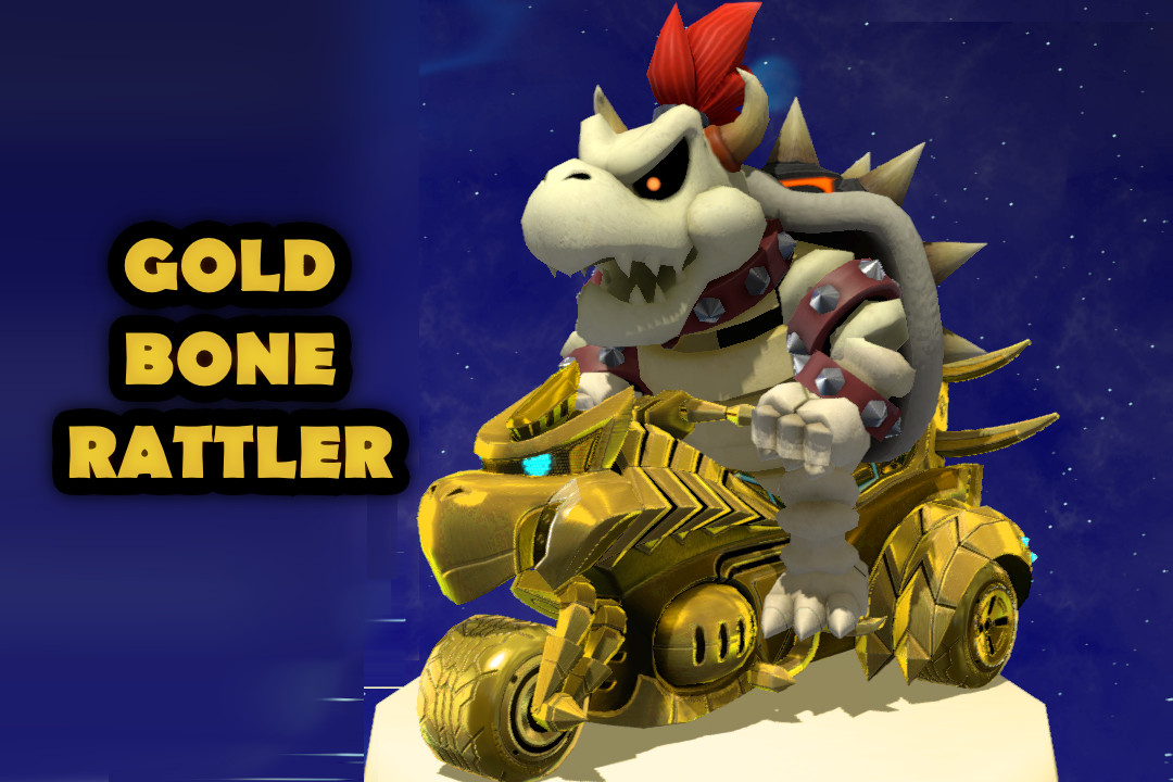 Golden Bone Rattler Mod for Mario Kart 8 Deluxe | MK8D Mods