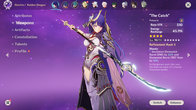 The Catch to Engulfing Lightning with Recolours Mod for Genshin Impact ...