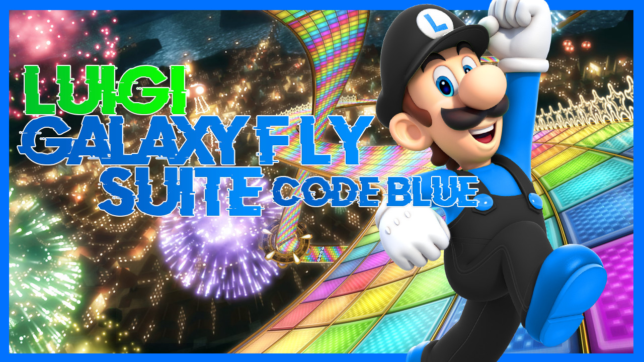 Luigi Galaxy Fly Suit Mod for Mario Kart 8 Deluxe | MK8D Mods