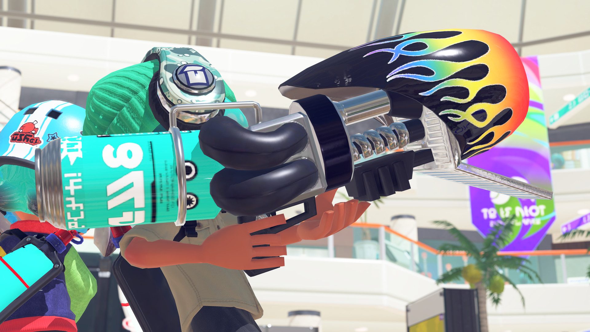 Rainbow Blasters Mod for Splatoon 3 | Splatoon 3 Mods