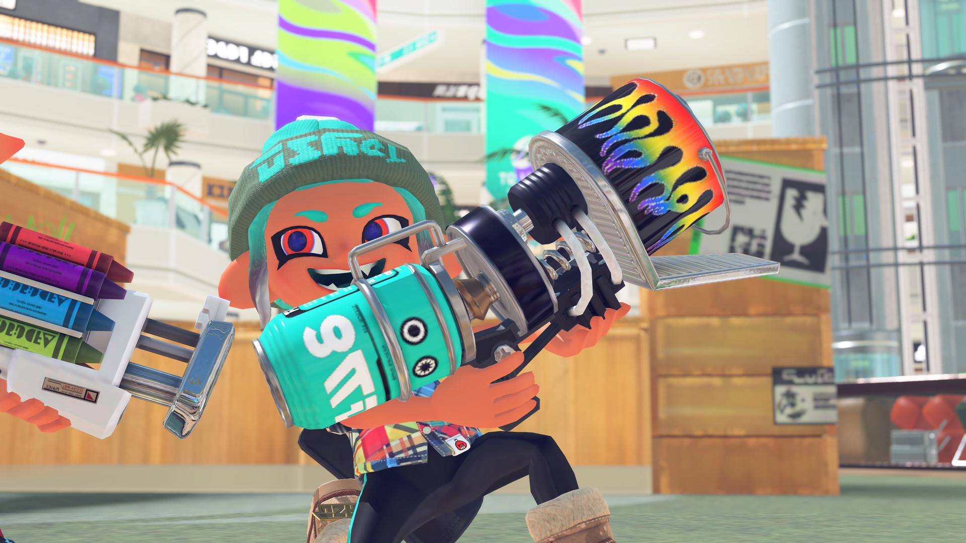Rainbow Blasters Mod for Splatoon 3 | Splatoon 3 Mods