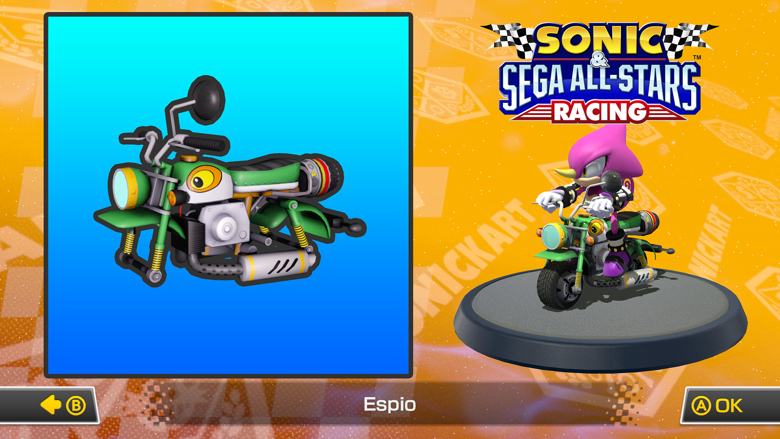 Green Hopper from All Stars Racing Mod for Mario Kart 8 Deluxe | MK8D Mods