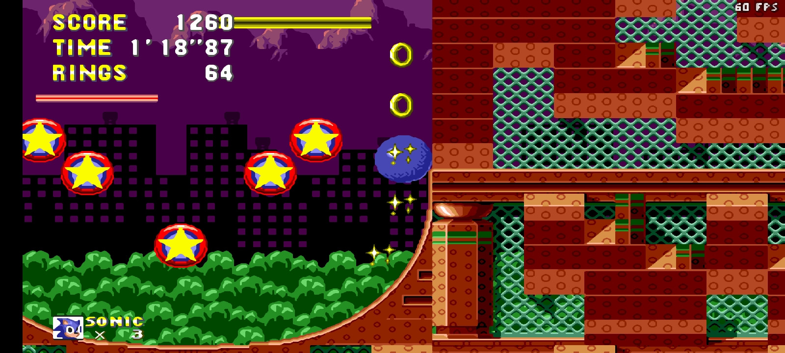 Spring yard zone Mod for Sonic 3 A.I.R. | S3AIR Mods