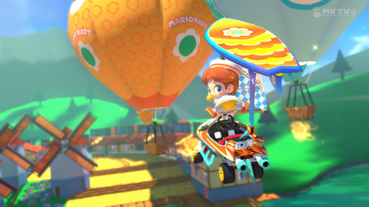 Baby Daisy (Sailor) + Surf Sailer Mod for Mario Kart 8 | MK8 Mods