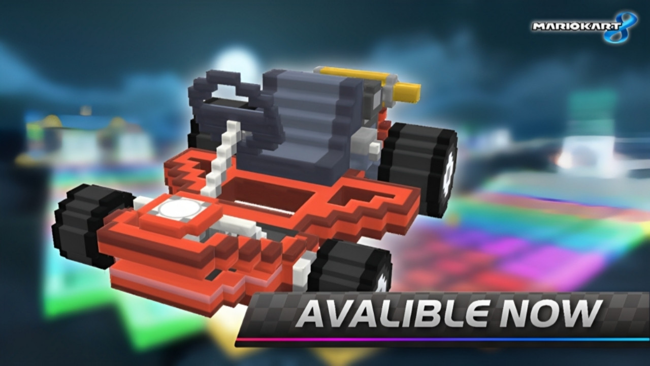 [Pack] 8-Bit Pipe Frame + 8-Bit Standard Mod for Mario Kart 8 | MK8 Mods