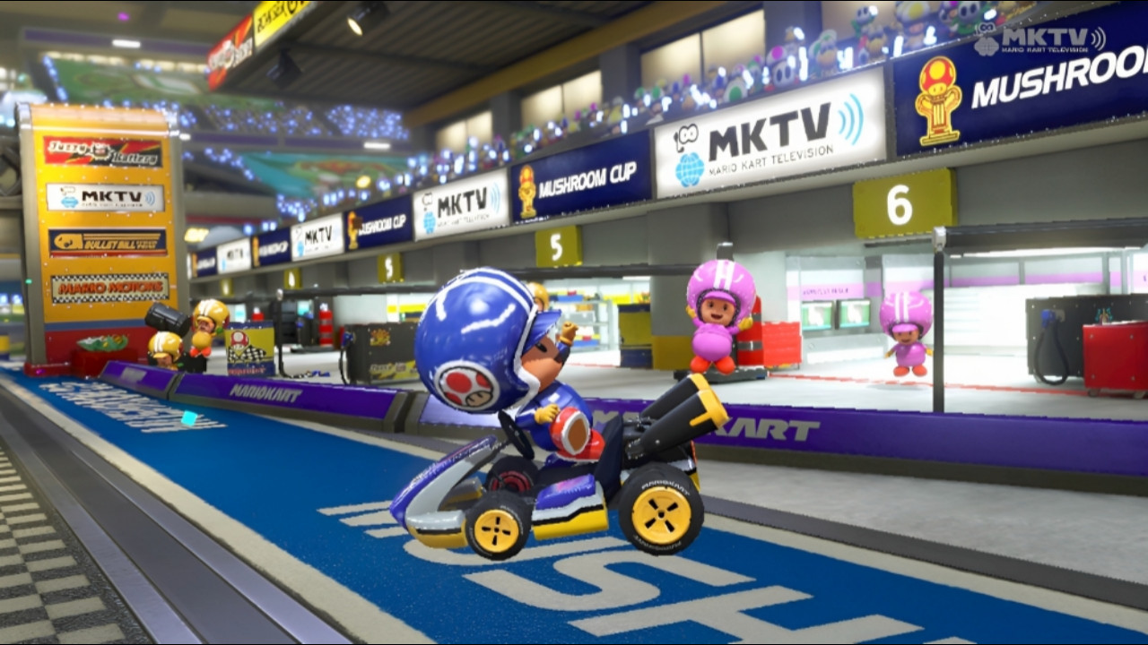 Toad (Pit Crew) [w/Tour animations] Mod for Mario Kart 8 | MK8 Mods