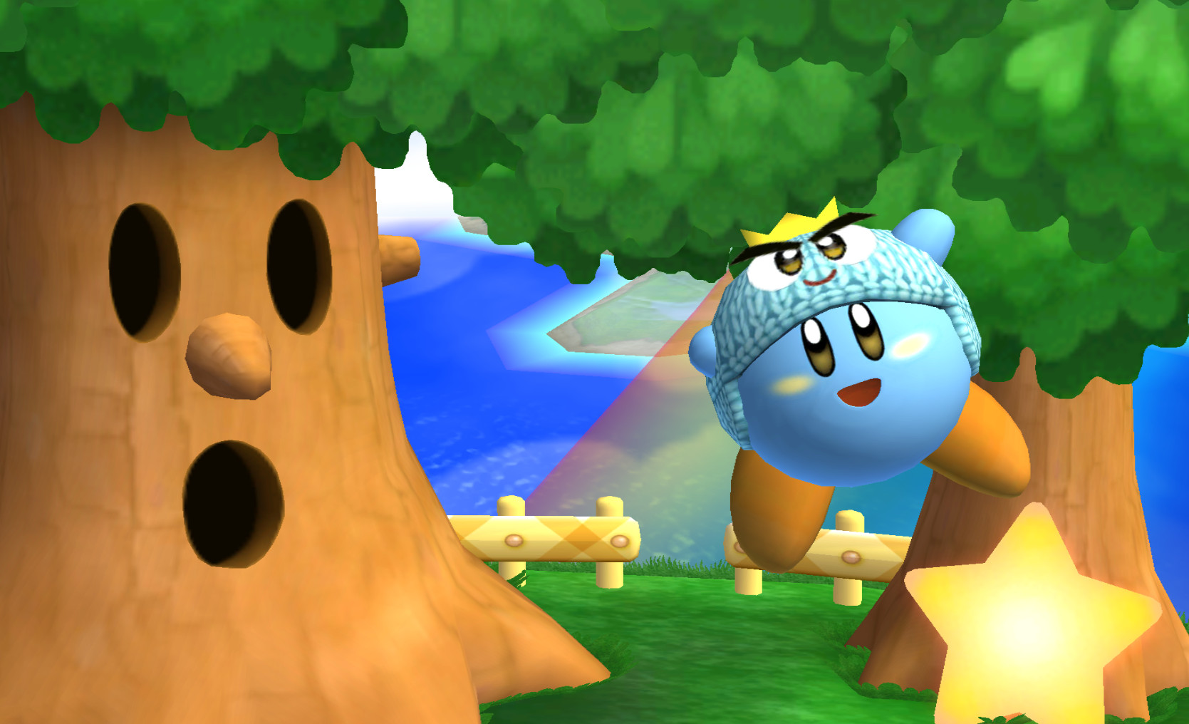 Prince Fluff Beanie Kirby Mod for Super Smash Bros. Brawl | Brawl Mods