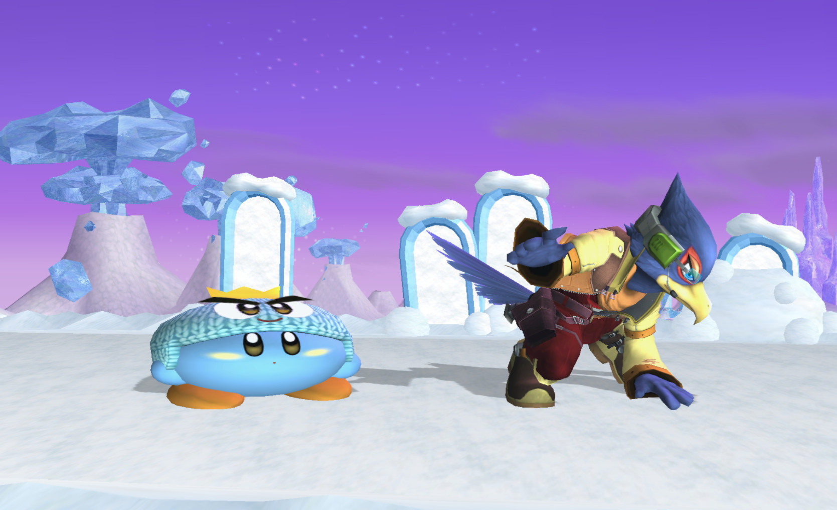Prince Fluff Beanie Kirby Mod for Super Smash Bros. Brawl | Brawl Mods