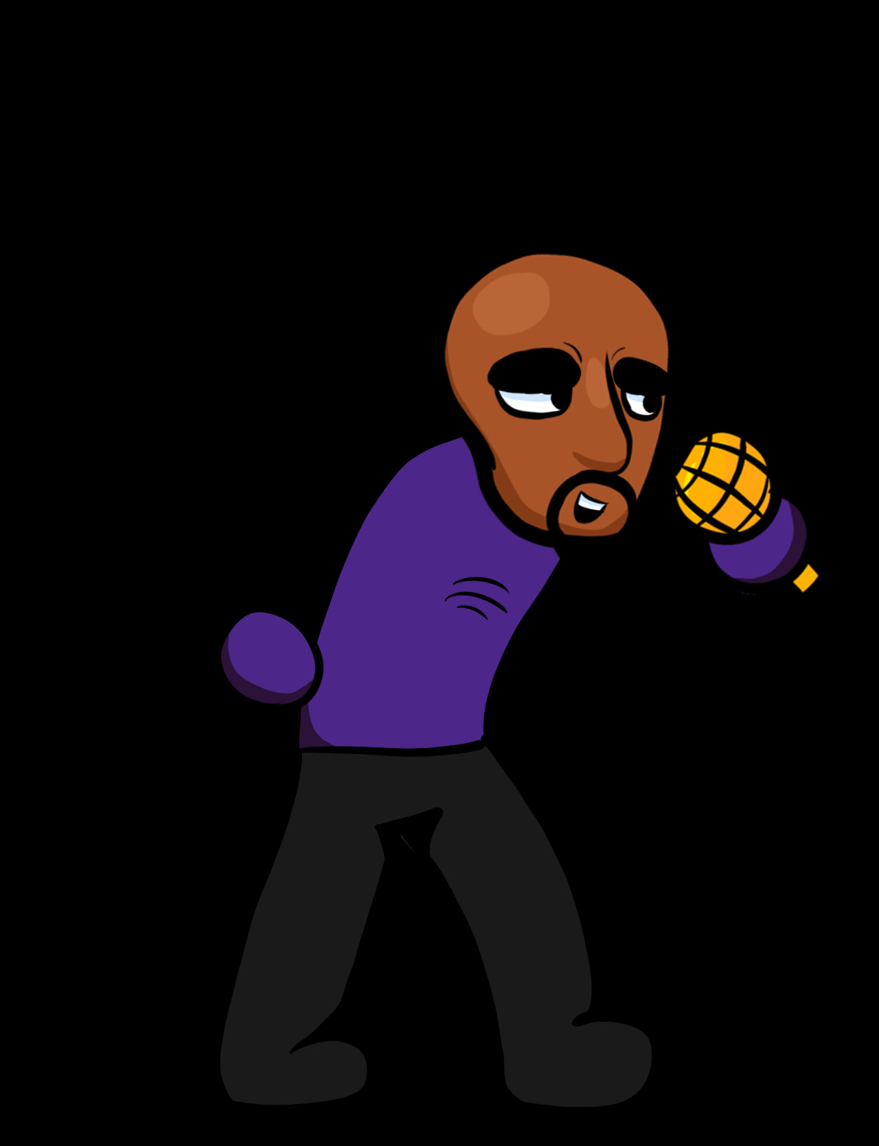 Purple Matt Mod for Friday Night Funkin' | FNF Mods