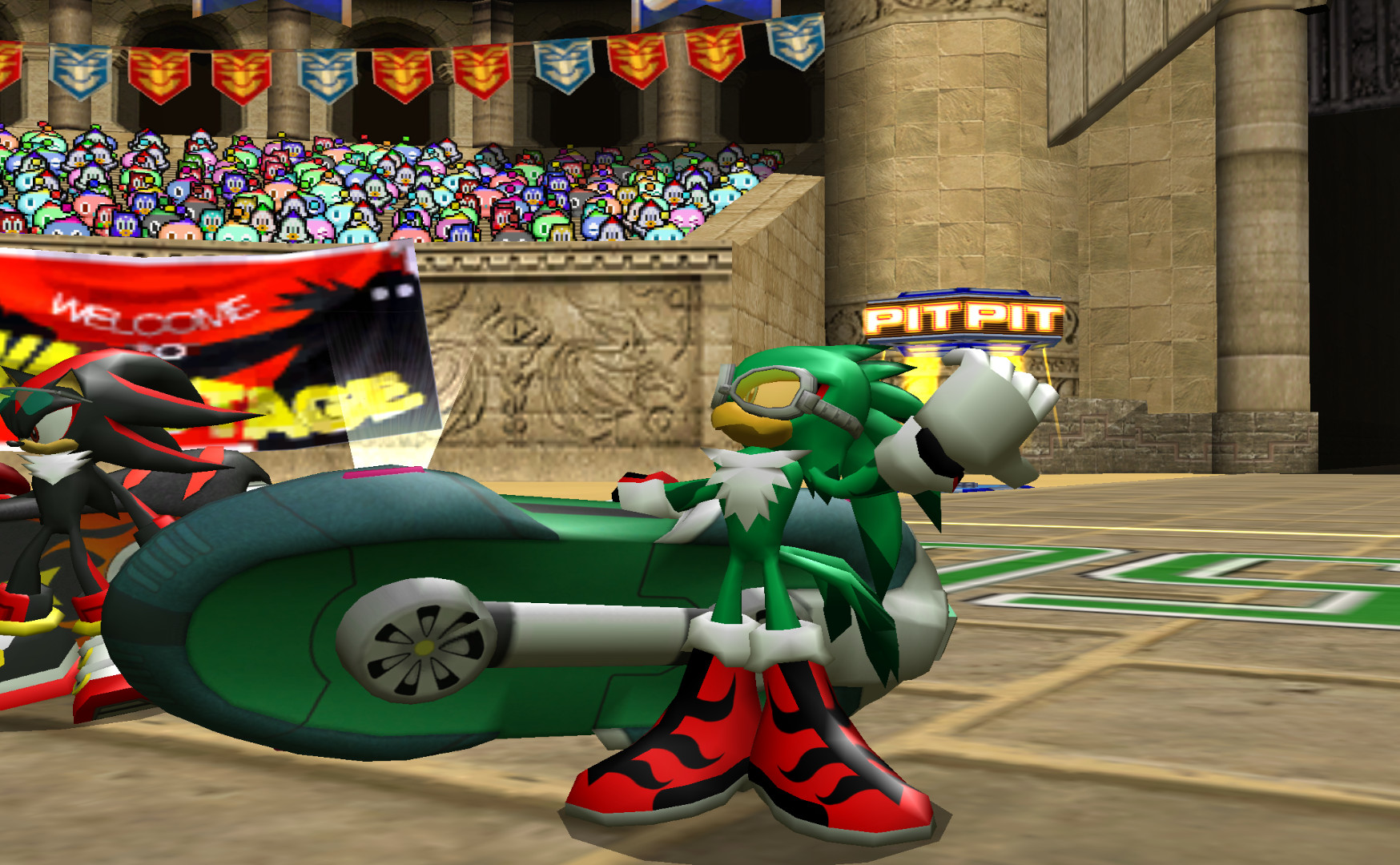 Free Riders Extreme Gears - SRDX Mod Mod for Sonic Riders (GameCube ...