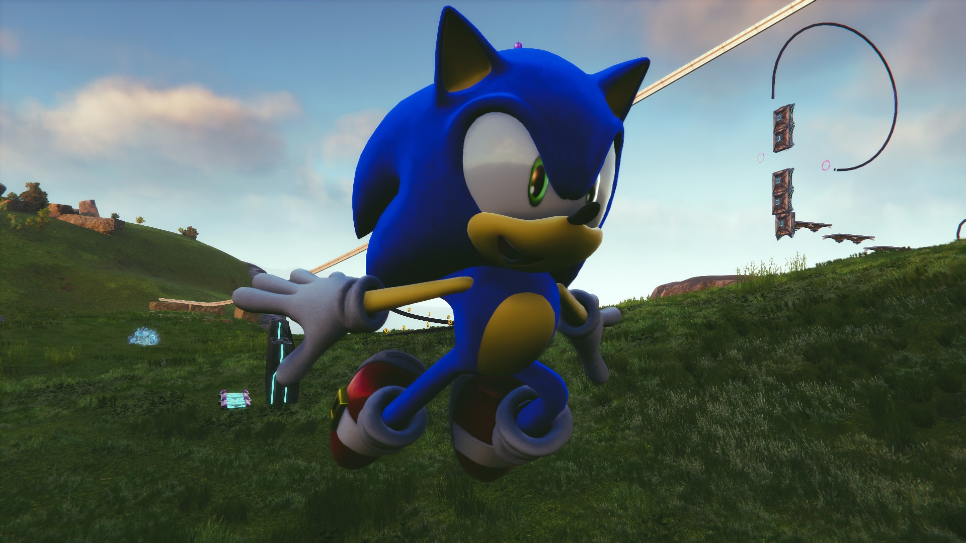 Smiley Sonic Mod for Sonic Frontiers | Frontiers Mods