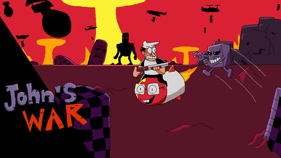 John's WAR - john gutter but it's war Mod for Pizza Tower | PT Mods