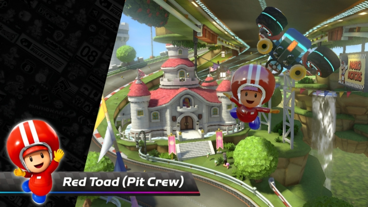 Toad (Pit Crew) [w/Tour animations] Mod for Mario Kart 8 Deluxe | MK8D Mods