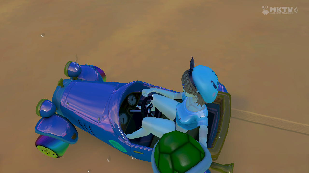 RYZA from Atelier Ryza over PGold Peach Mod for Mario Kart 8 | MK8 Mods