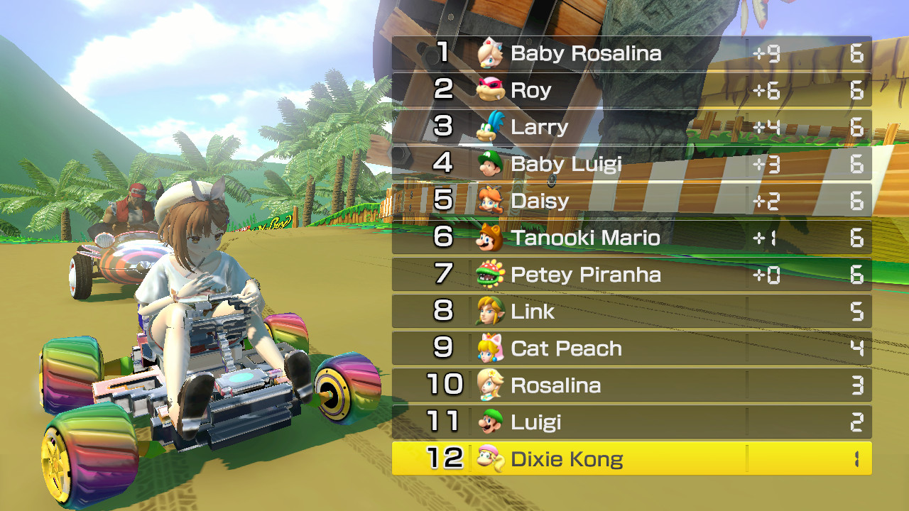 RYZA from Atelier Ryza over PGold Peach Mod for Mario Kart 8 | MK8 Mods