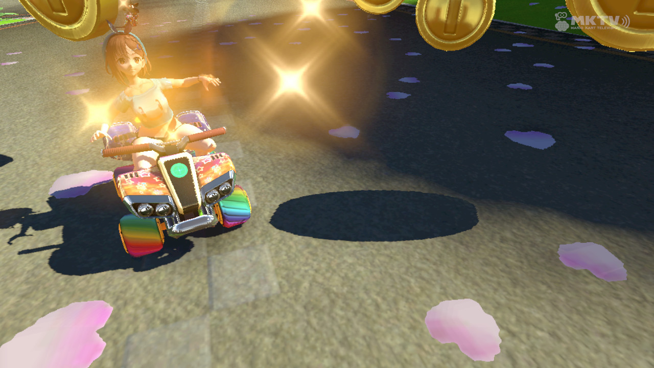 RYZA from Atelier Ryza over PGold Peach Mod for Mario Kart 8 | MK8 Mods