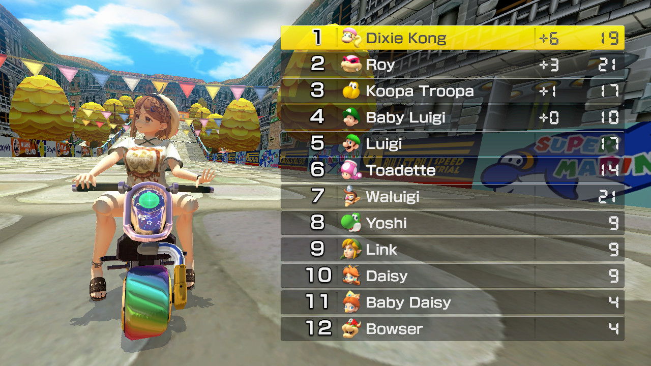 RYZA from Atelier Ryza over PGold Peach Mod for Mario Kart 8 | MK8 Mods