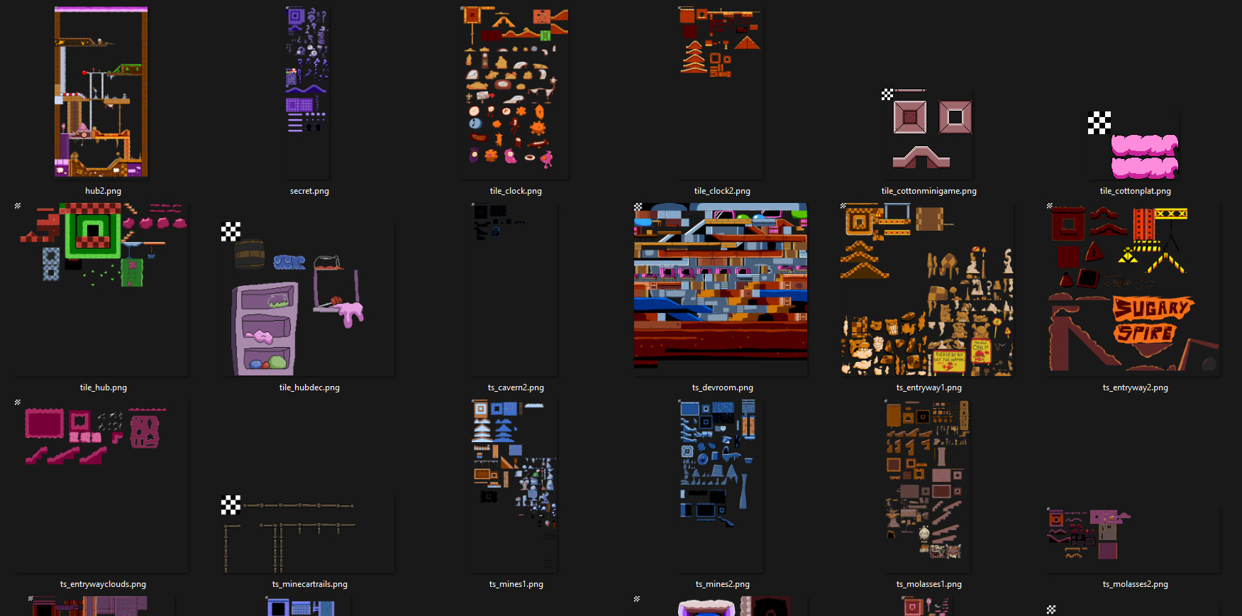 Sugary Spire Tilesets (CYOP) Mod for Pizza Tower | PT Mods