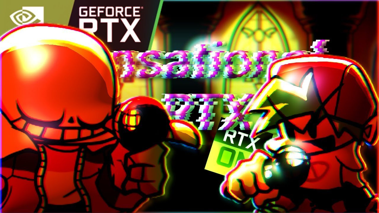 FNF Sansational Reshaded (RTX ON) Mod for Friday Night Funkin' | FNF Mods