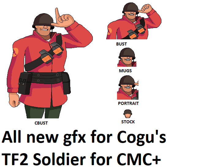 GFX for Cogu's Soldier (Team Fortress 2) Mod for Super Smash Bros ...