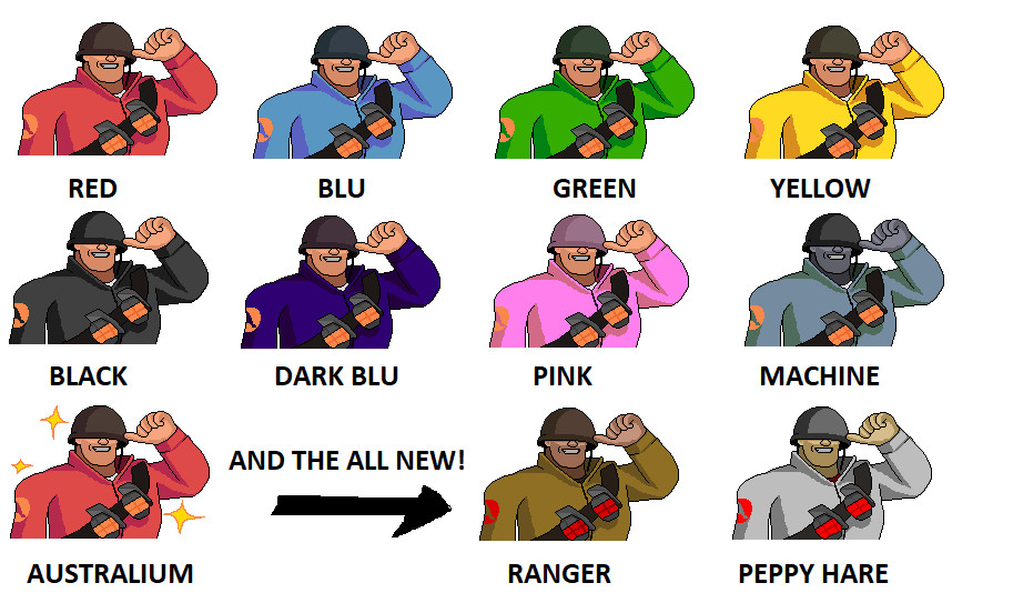 GFX for Cogu's Soldier (Team Fortress 2) Mod for Super Smash Bros ...