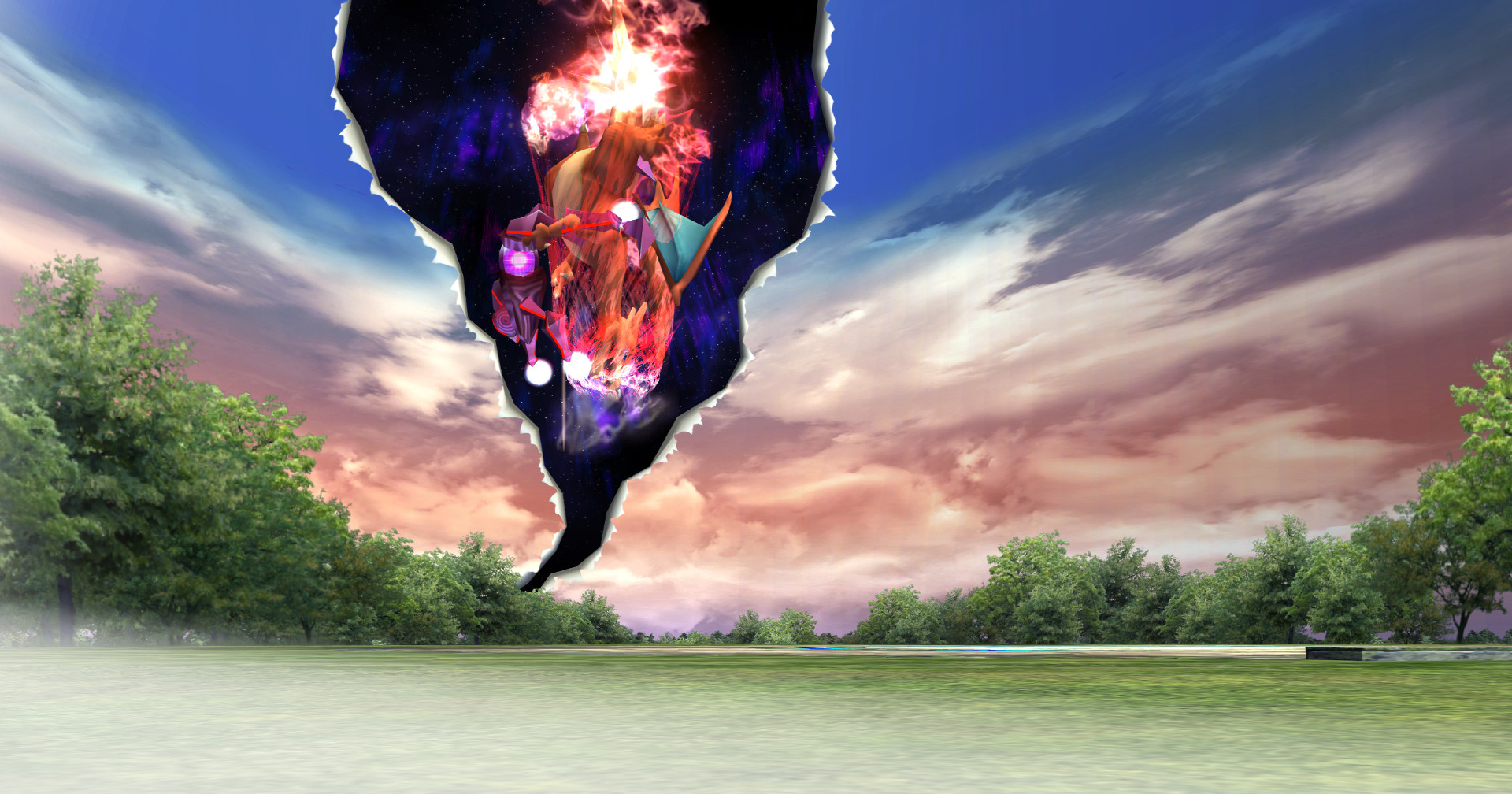 Torn Sky Arena (FG Walls) Mod for Super Smash Bros. Brawl | Brawl Mods