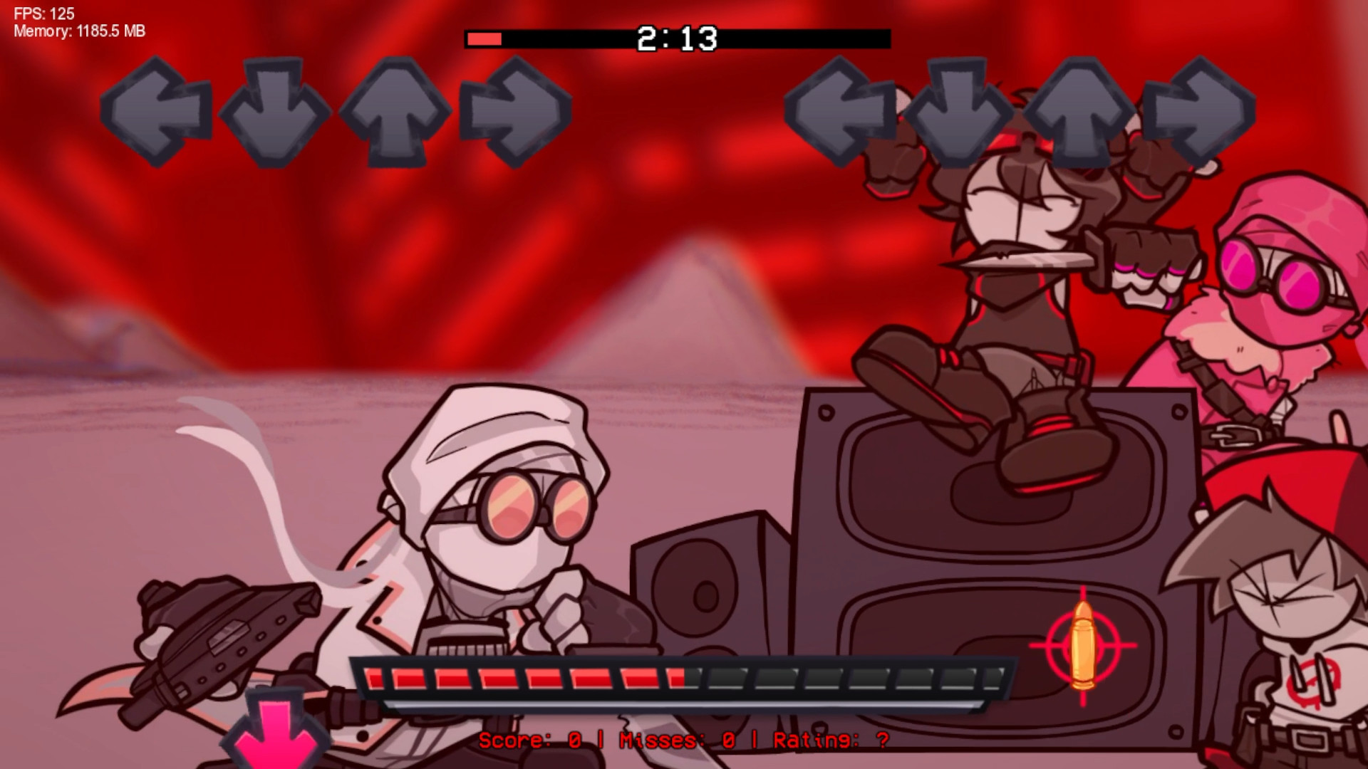 One Shot Combat: VS. White Hank Mod for Friday Night Funkin' | FNF Mods