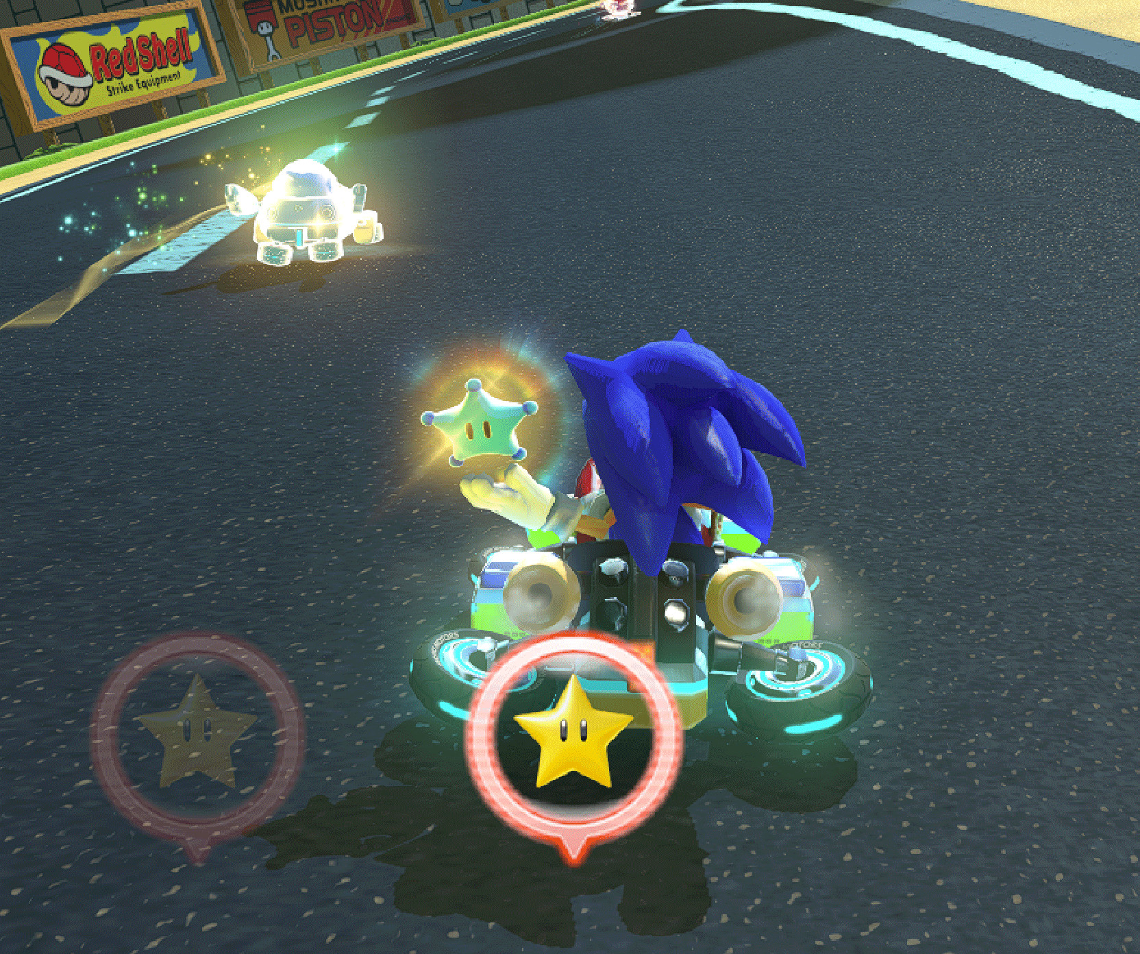 Blue Galaxy Power Star Mod for Mario Kart 8 Deluxe | MK8D Mods