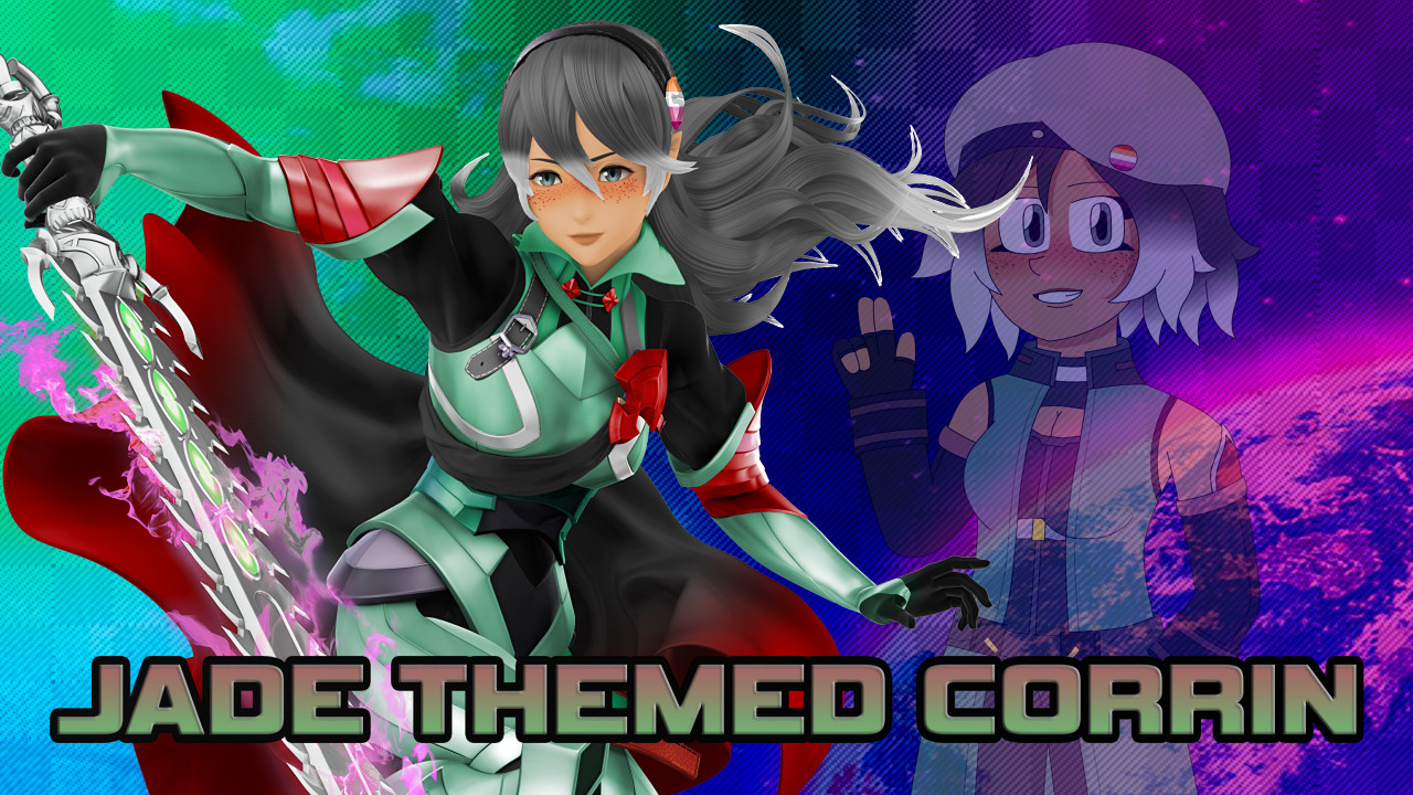 Jade Themed Corrin Mod for Super Smash Bros. Ultimate | SSBU Mods