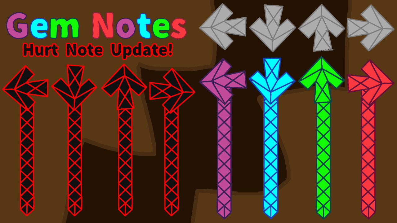 Gem Notes Mod for Friday Night Funkin' | FNF Mods