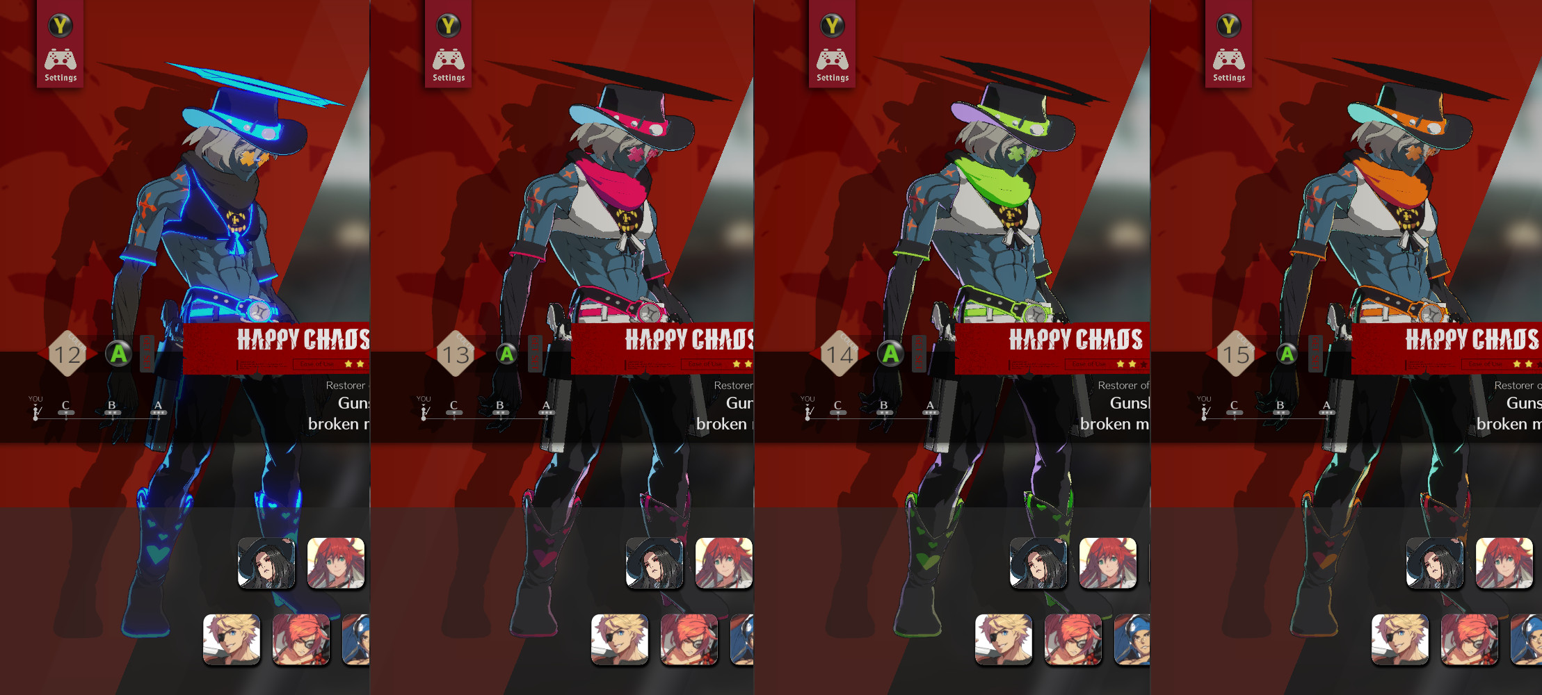 Skimpy Cowboy Outfit - Happy Chaos Mod for GUILTY GEAR -STRIVE- | GGST Mods