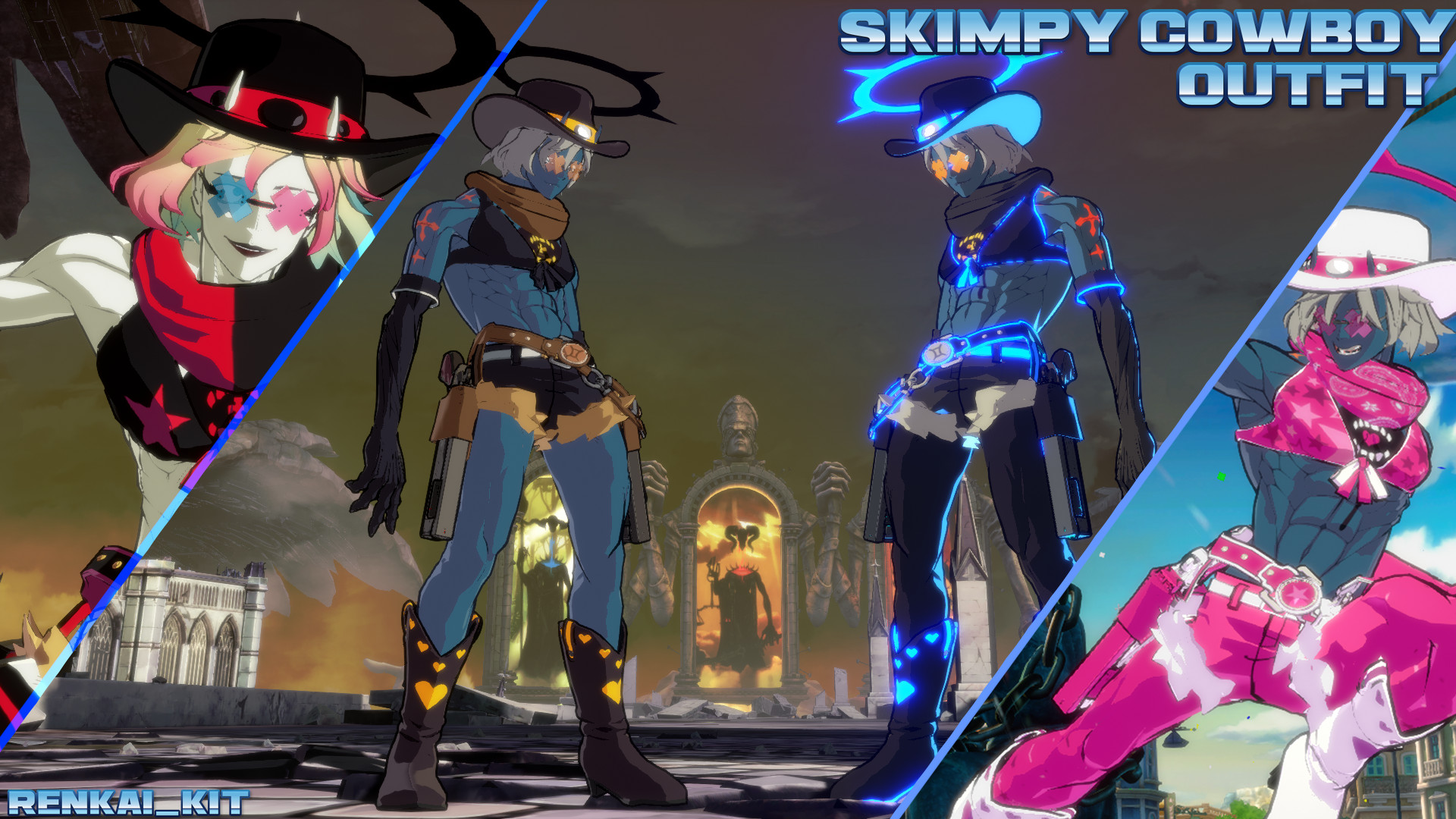 Skimpy Cowboy Outfit - Happy Chaos Mod for GUILTY GEAR -STRIVE- | GGST Mods