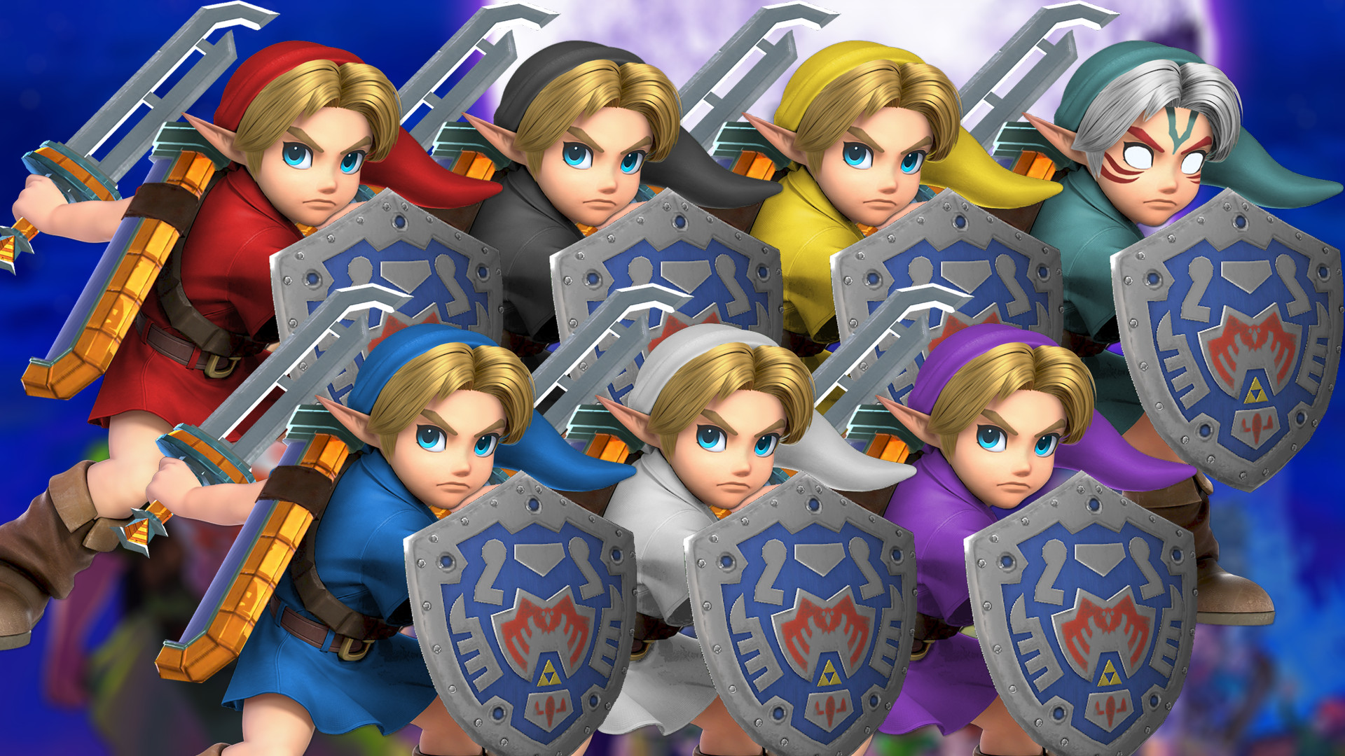 Link (Majora's Mask) Recolors Mod for Super Smash Bros. Ultimate | SSBU ...