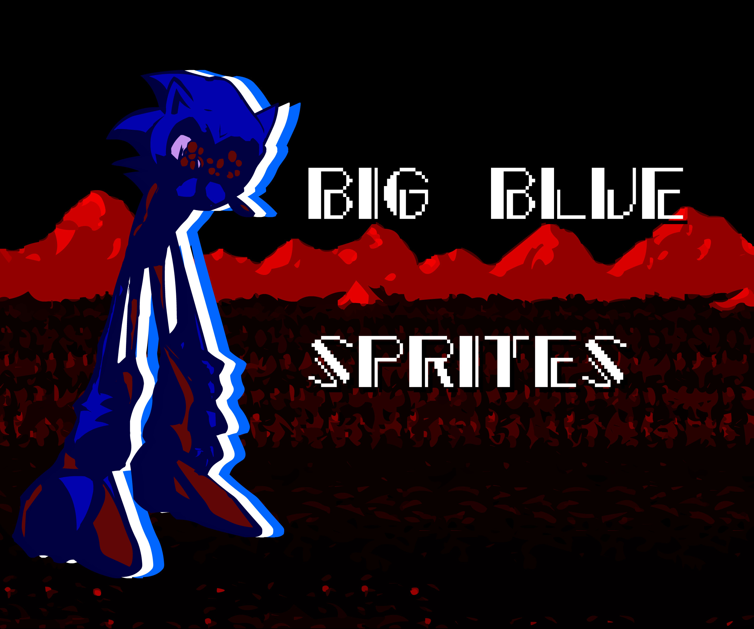 Gamebreaker Big Blue sprites Mod for Friday Night Funkin' | FNF Mods