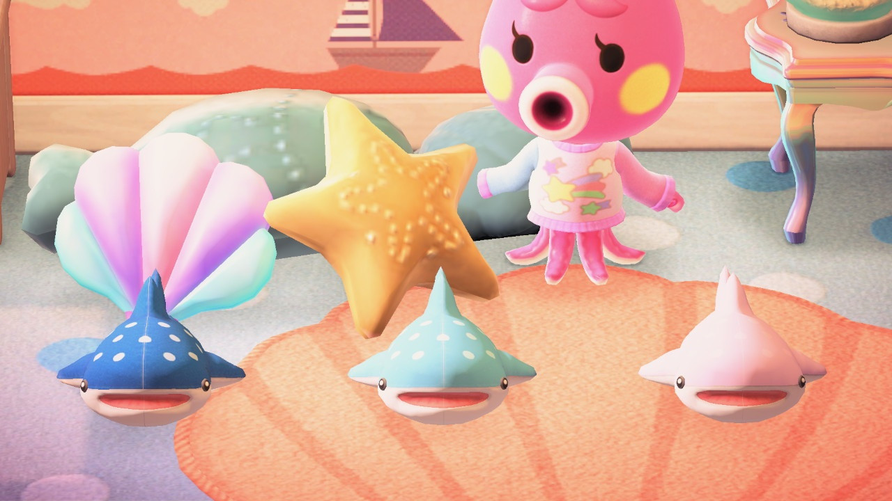 Whale Shark Plushies Mod for Animal Crossing: New Horizons | ACNH Mods
