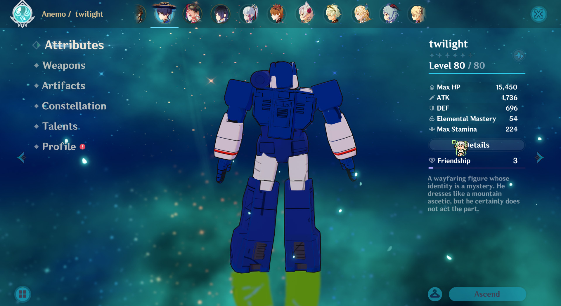 SOUNDWAVE Mod for Genshin Impact | GI Mods