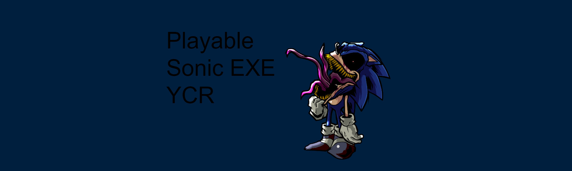 Playable Sonic Exe (YCR) Mod for Friday Night Funkin' | FNF Mods