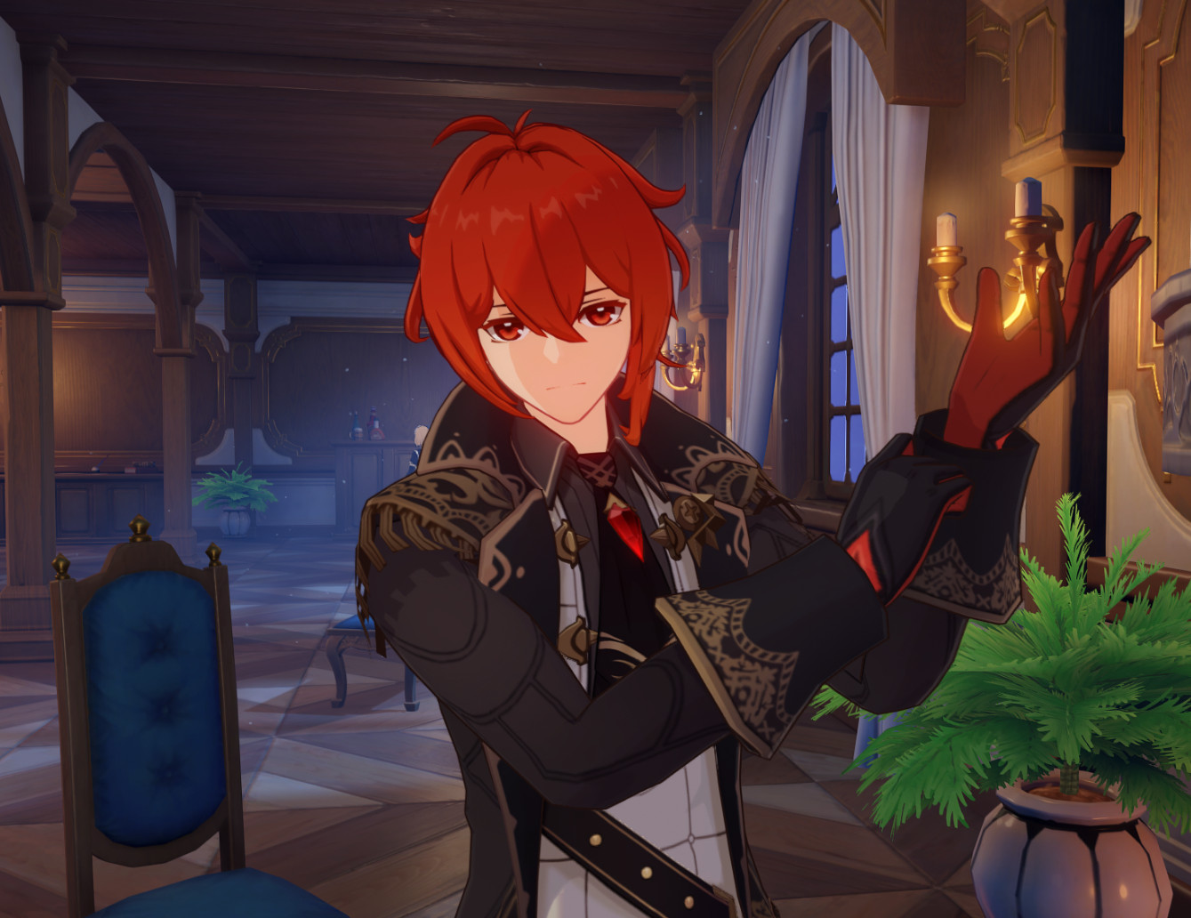 Diluc Eye and Face Edits Mod for Genshin Impact | GI Mods