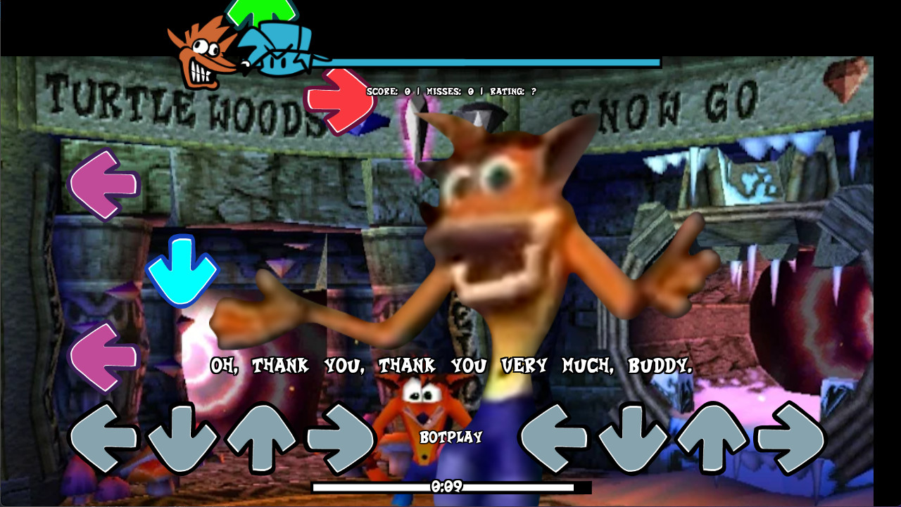 FNF: Crash Bandifuck (ONE-SHOT) Mod for Friday Night Funkin' | FNF Mods